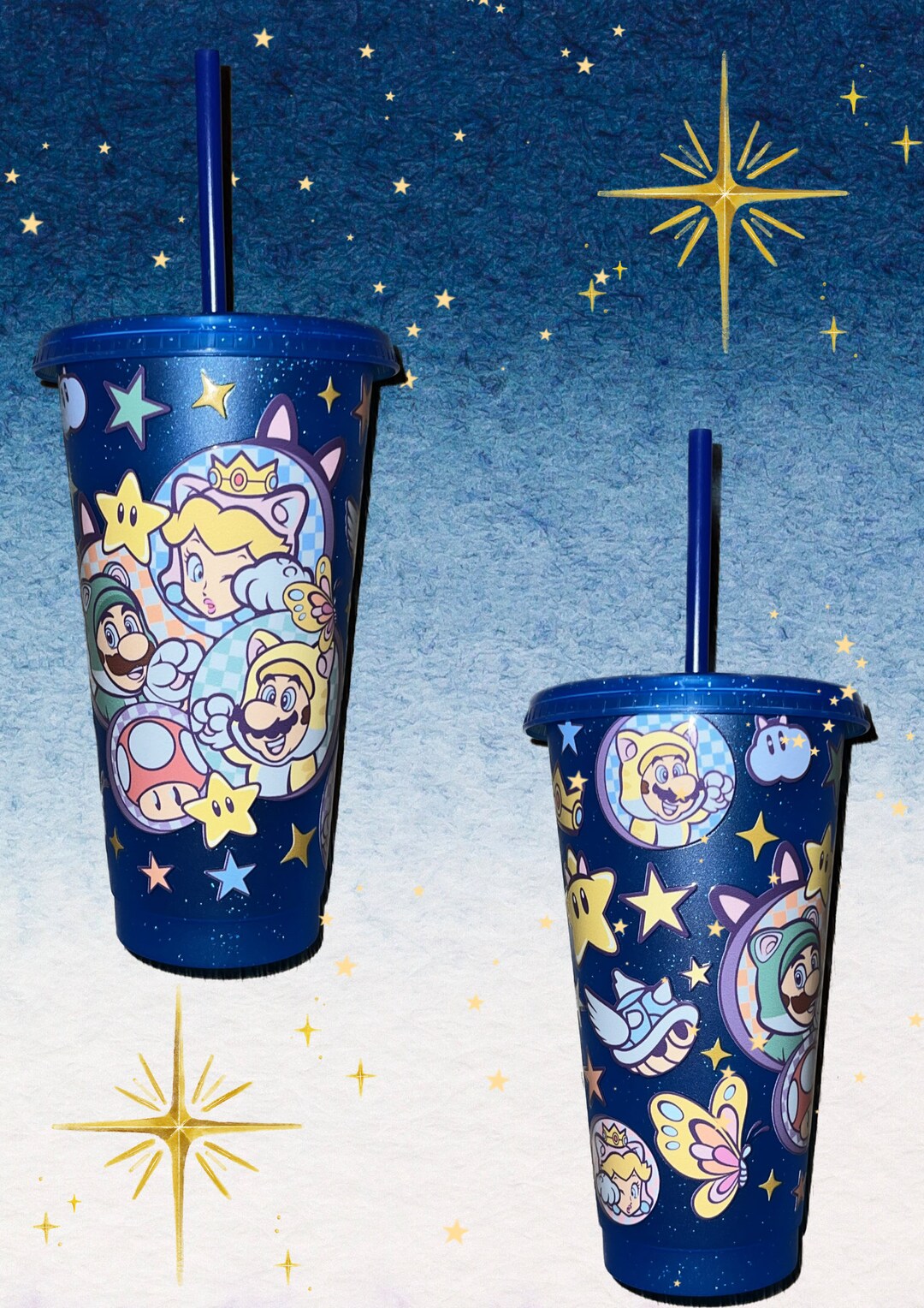 Mario Bro Cold Cup, Super Mario Starbucks Cold Cup, Mario Starbucks ...