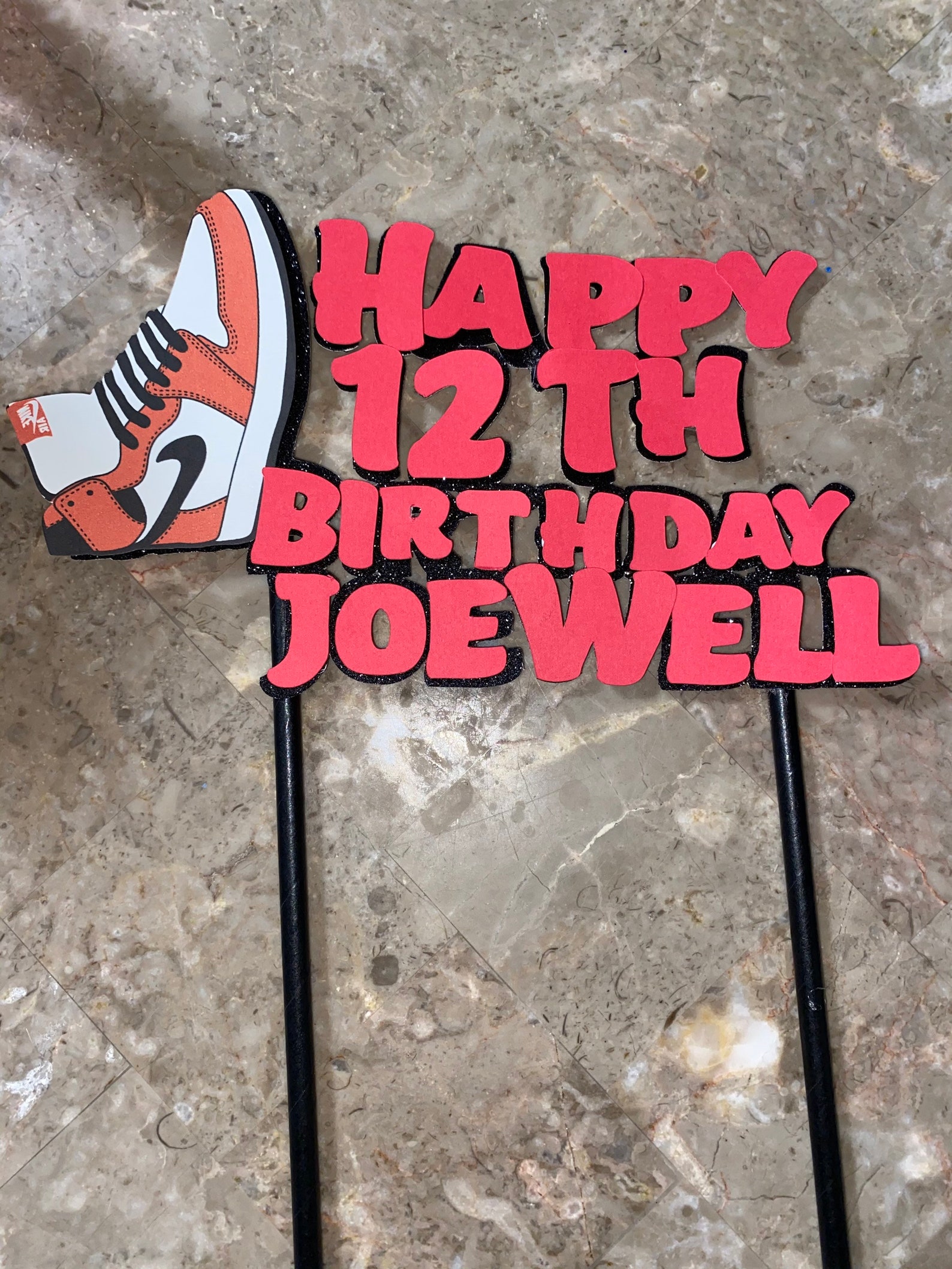 Nike-sneaker-caketopper-nike Sneaker - Etsy