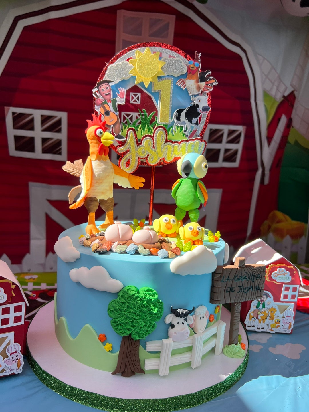 La Granja De Zenón Cake Toppercustom Cake Topper Cake Topper Custom ...