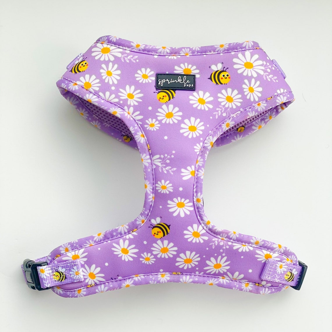 Adjustable Dog Harness and Leash Set Bee My Honey Modern | Etsy