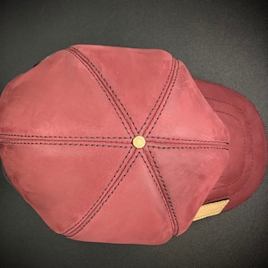 Leather Baseball Cap Pattern - Etsy