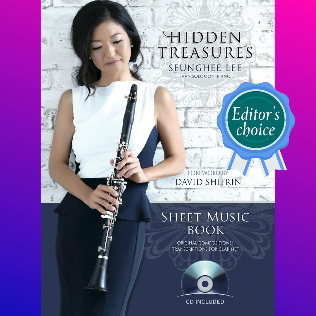 Hidden Treasures Sheet Music Songbook for Clarinet and Piano (CD ...