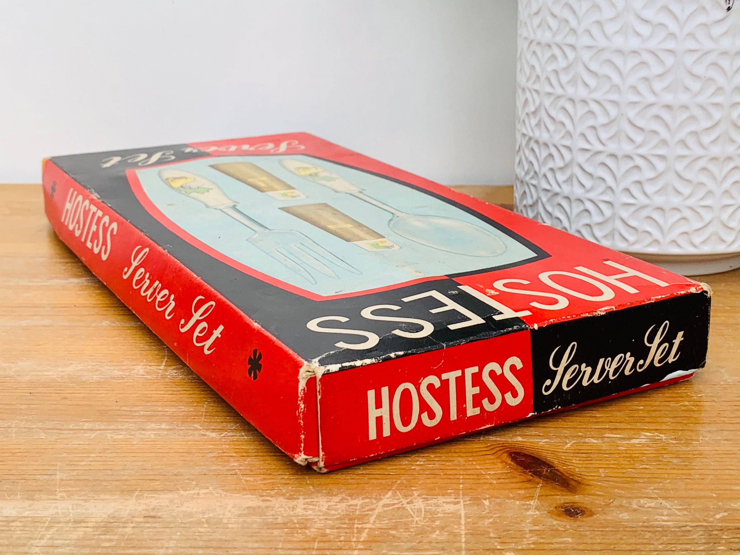 Retro Mid Century Hostess Server Set Salad Servers Salt and - Etsy UK