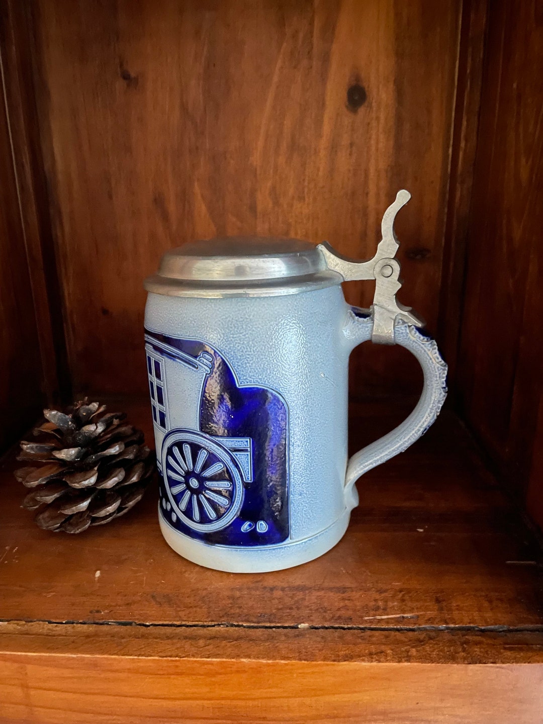 Vintage West German Reinhold Merkelbach Beer Stein or Tankard With ...