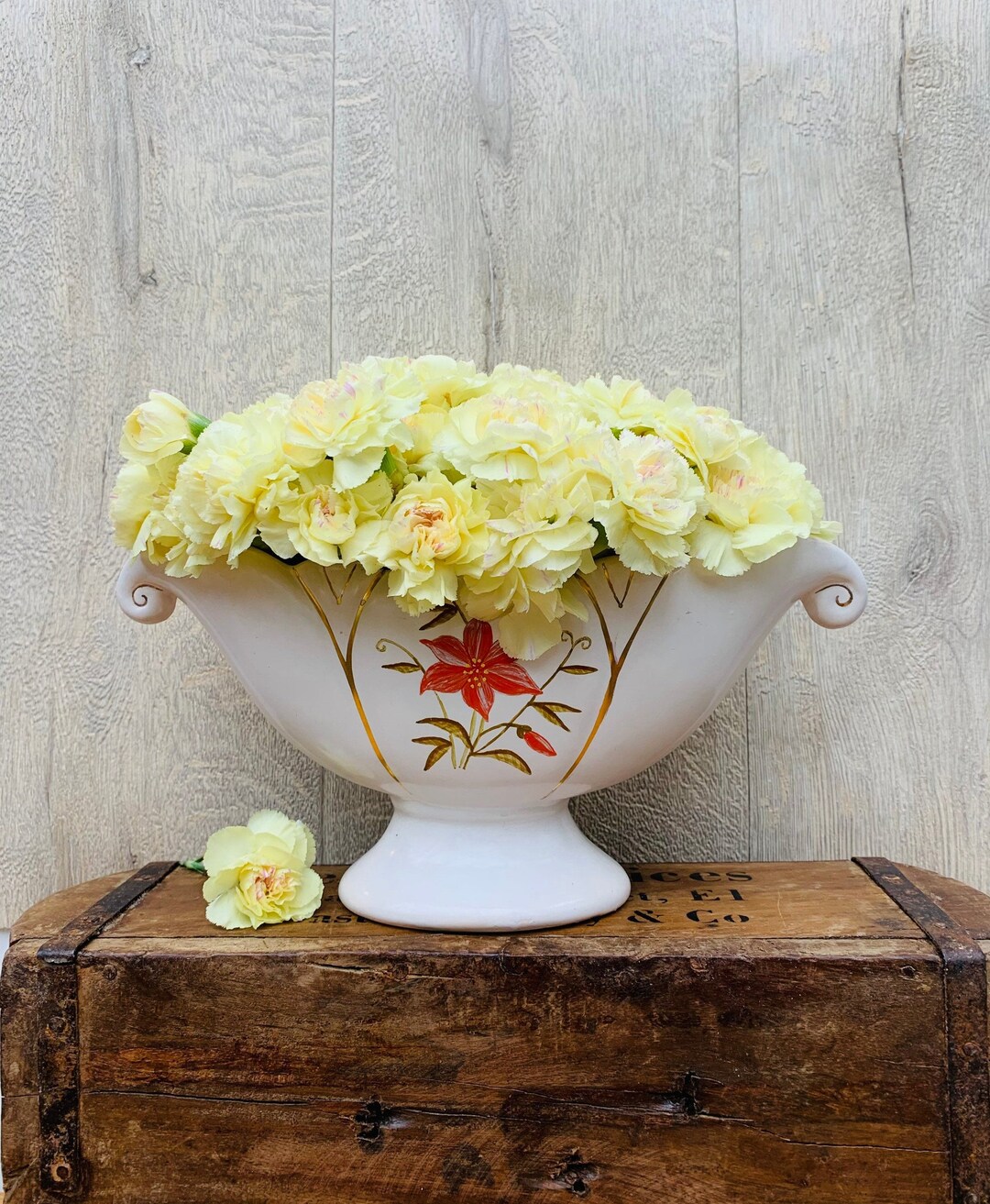 Vintage Handpainted Arthur Wood Upton Mantle Vase Circa 1954 Artist ...