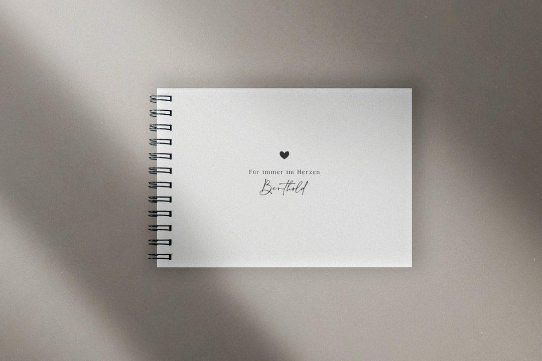 Kondolenzbuch personalisiert Hardcover Ringbuch - Kondolenzbuch - Buch ...