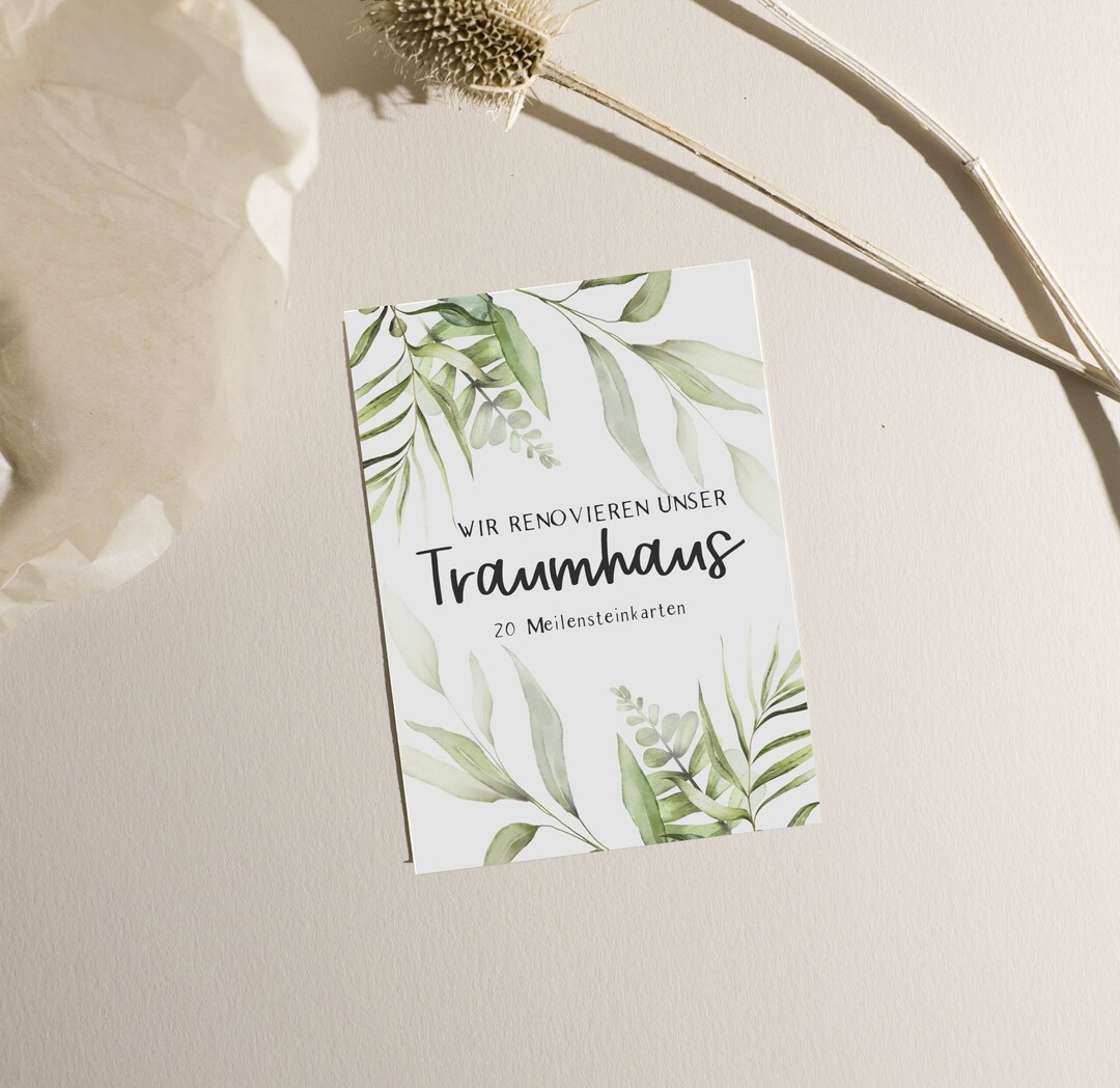 20 Milestone Cards Renovation tropical - Etsy