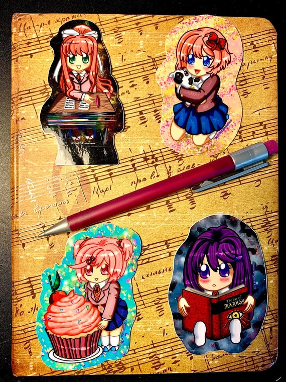 3 Inch DDLC Doki Doki Literature Club Vinyl Sticker Set - Etsy
