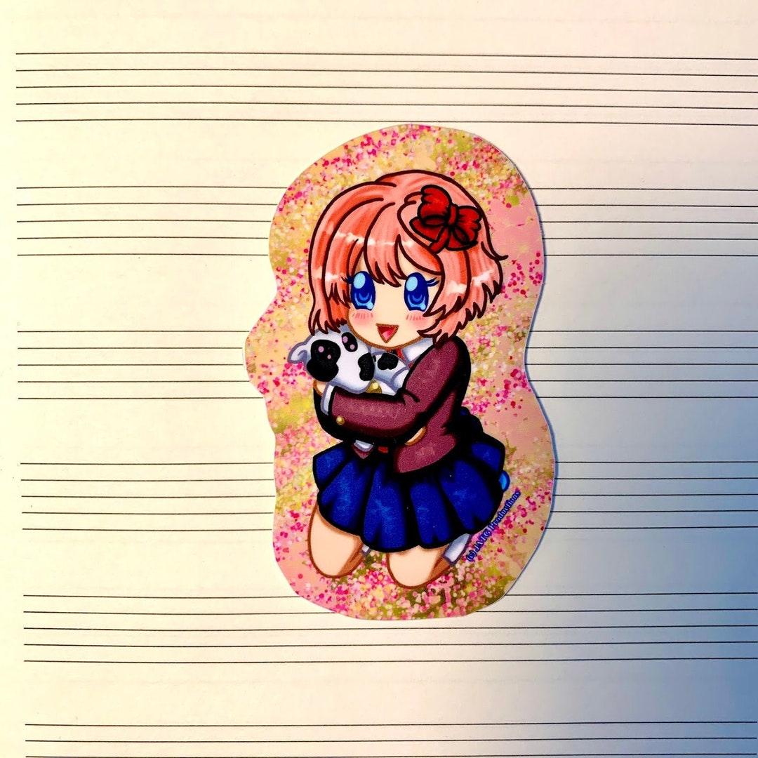3 Inch DDLC Doki Doki Literature Club Vinyl Sticker Sayori, Waterproof ...