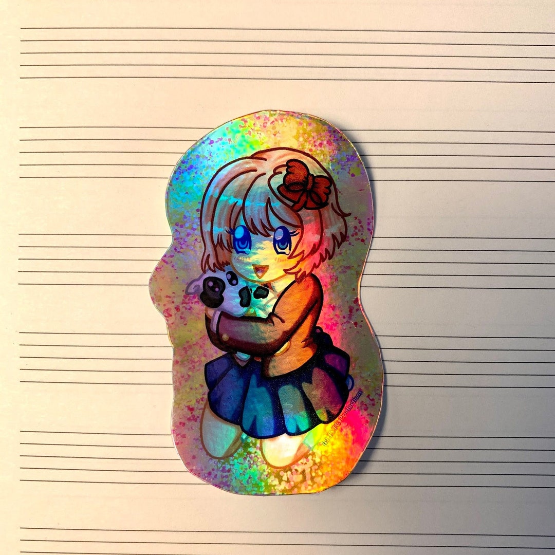 3 Inch DDLC Doki Doki Literature Club Holo Vinyl Sayori, Waterproof - Etsy