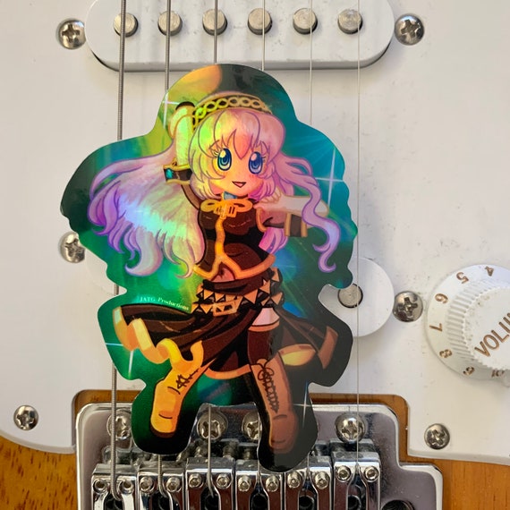 3 inch Vinyl Holo Megurine Luka 巡音ルカ Sticker Waterproof | Etsy