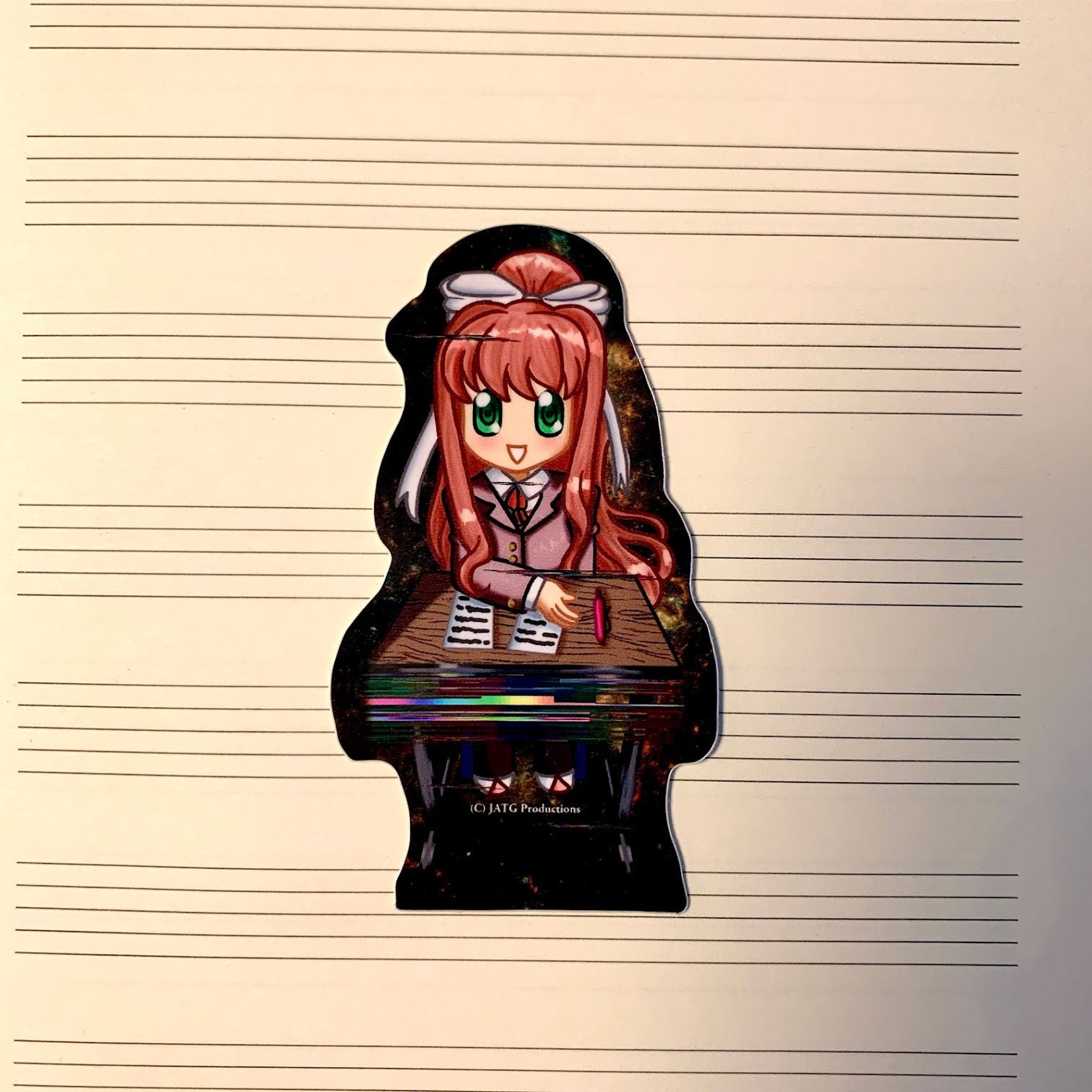 3 Inch DDLC Doki Doki Literature Club Vinyl Sticker Set, Waterproof ...