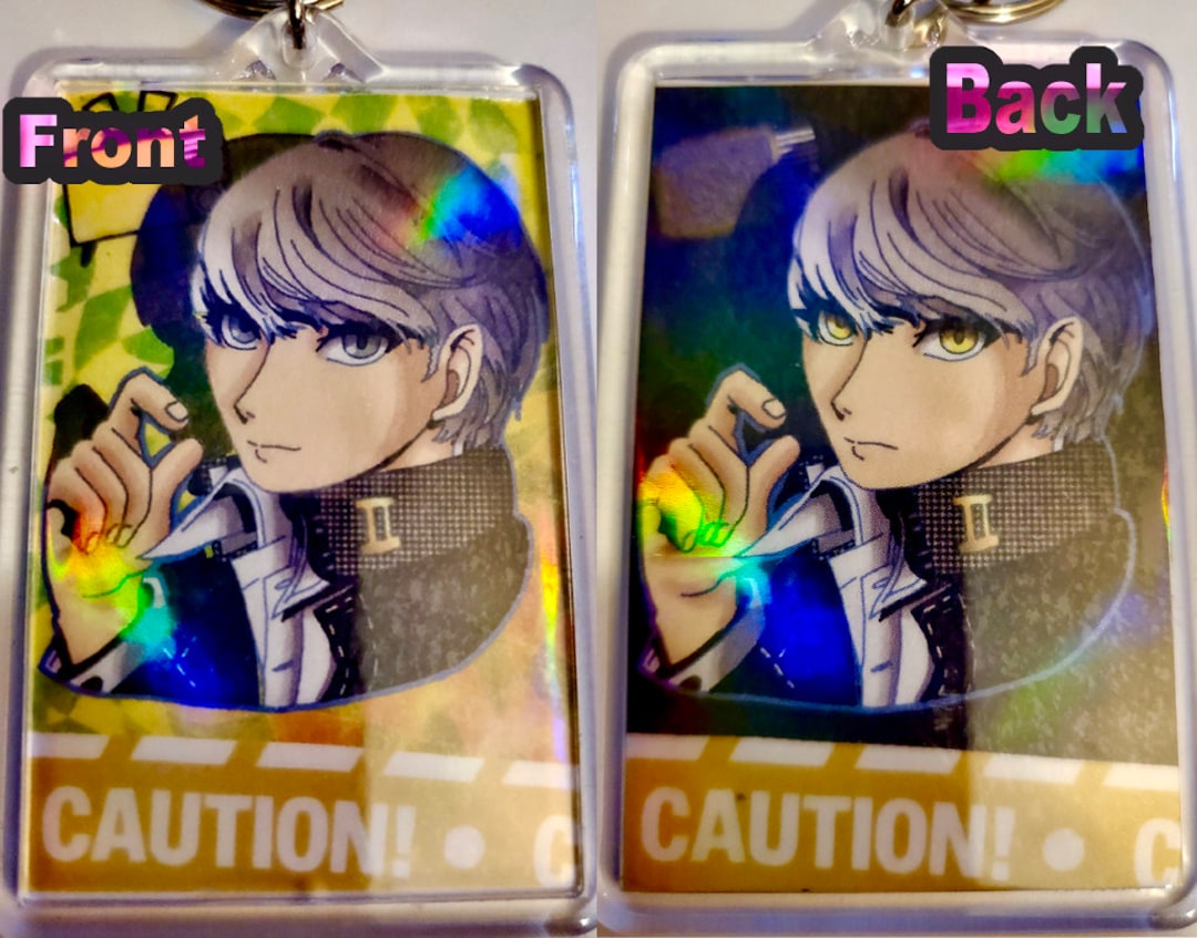 Persona 4 Yu Narukami/shadow Yu Double-sided Holo Keychain - Etsy