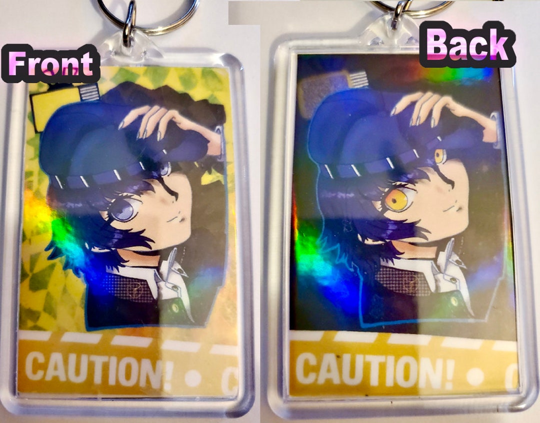 Persona 4 Naoto Shirogane/shadow Naoto Double-sided Holo Keychain - Etsy