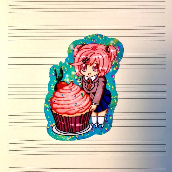 3 Inch DDLC Doki Doki Literature Club Vinyl Sticker Natsuki - Etsy ...