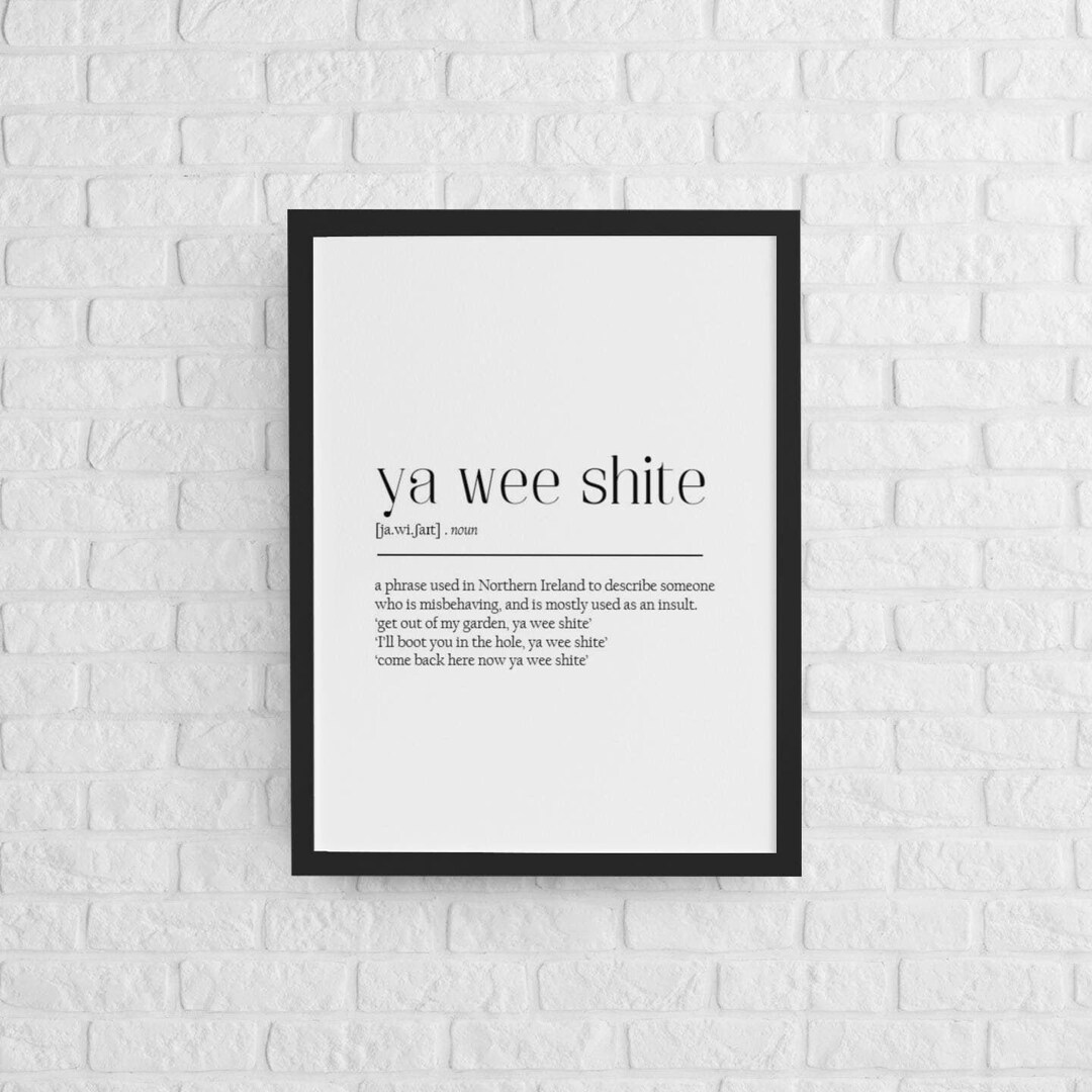 Irish Print, Northern Ireland Wall Decor, Print for Kids Bedroom ...