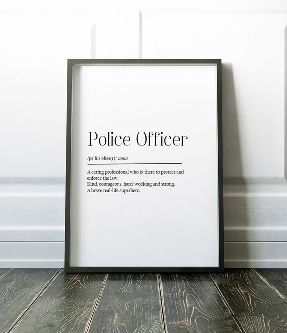 police-officer-definition-print-unique-and-original-art-etsy-uk