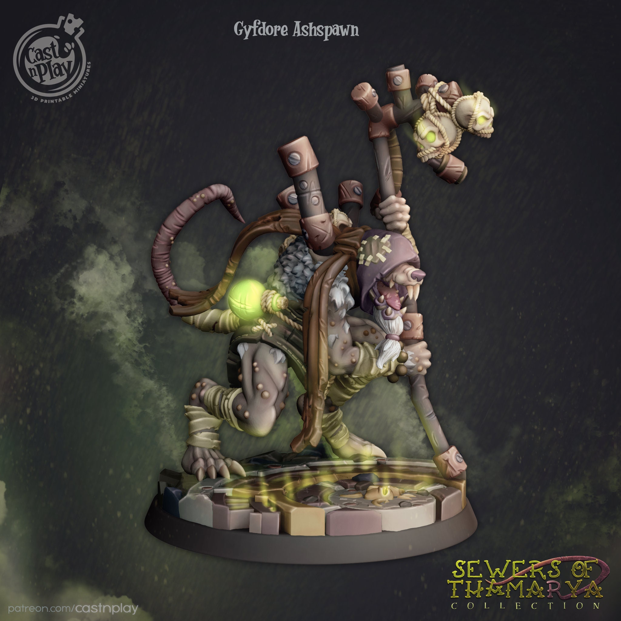 Miniature Toys Role Playing Miniatures Toys Sewers of Thamarya Dungeons ...