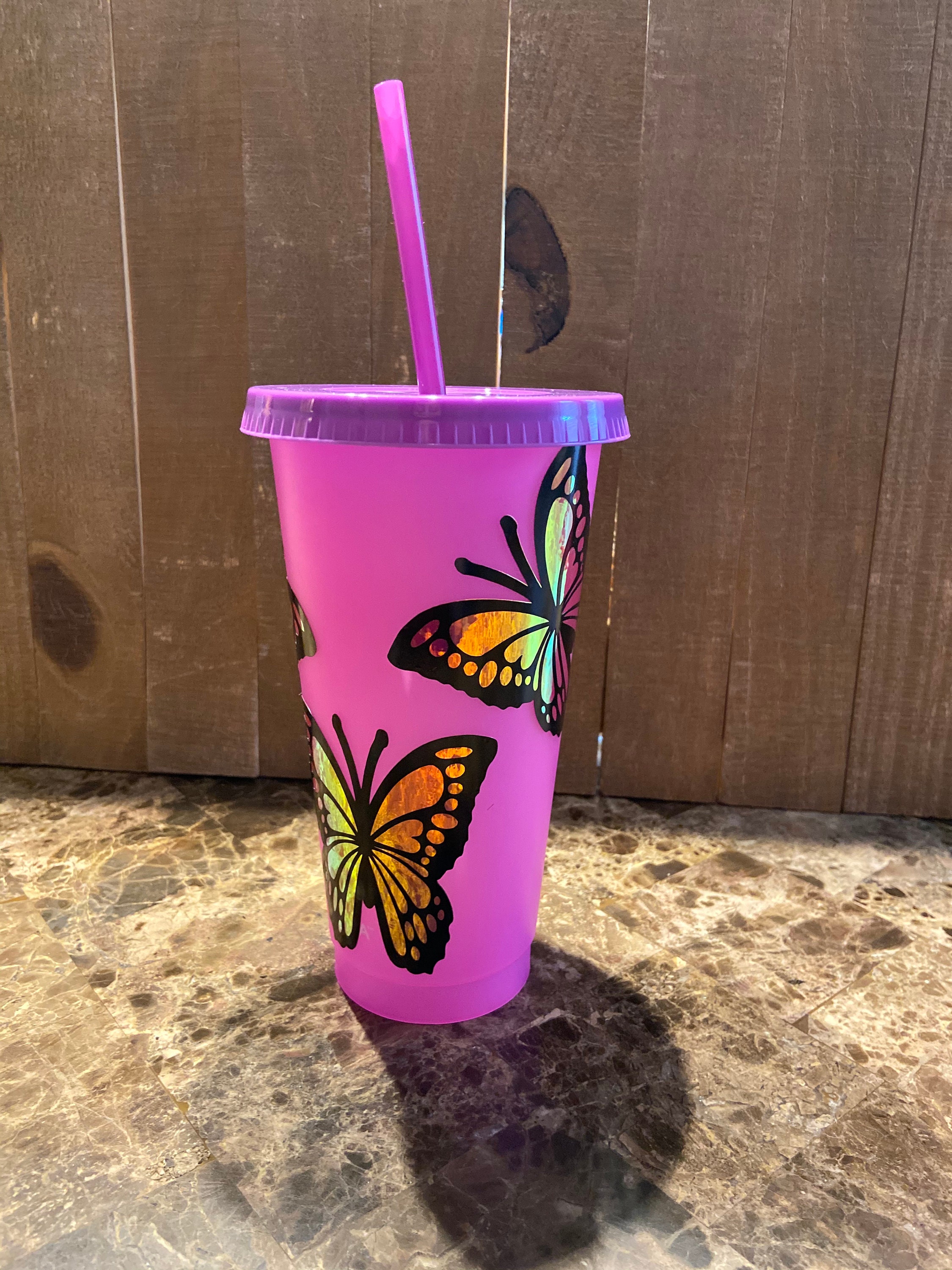 Butterfly Color Changing Cup/Tumbler - Etsy.de