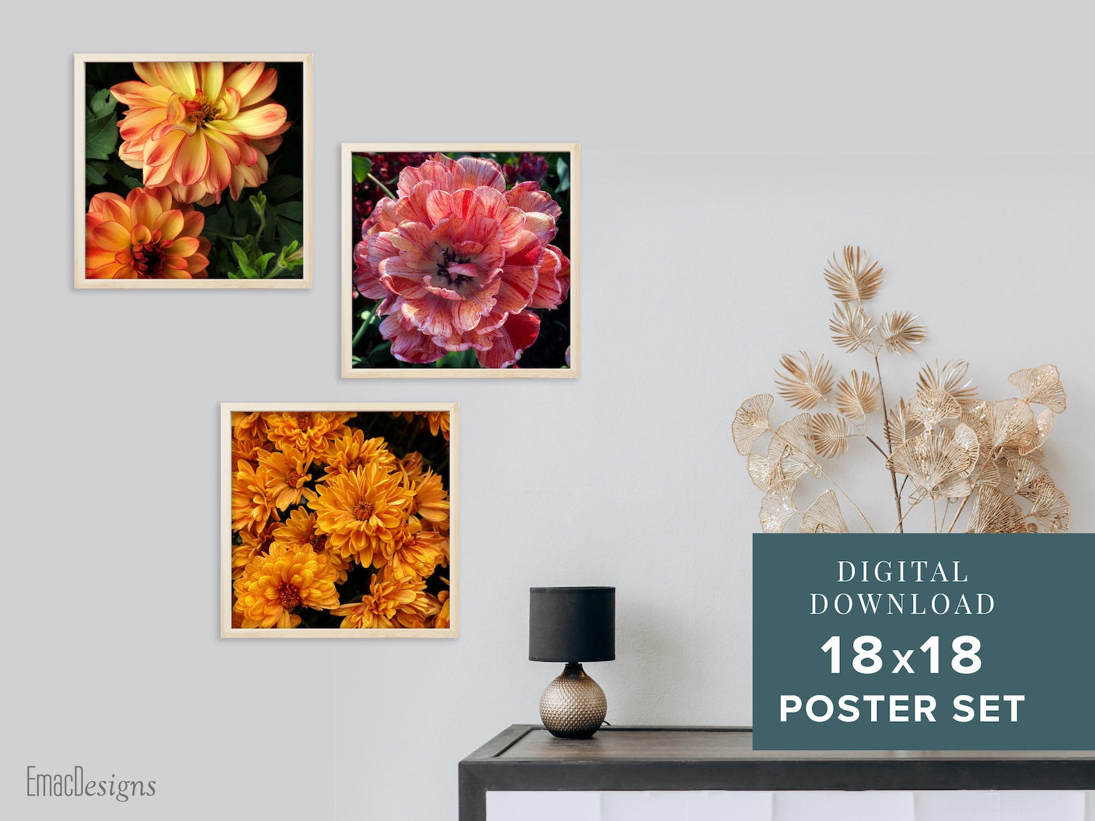 Digital Download Art Print, Flower Art, Nature Art, Home Decor, Instant ...