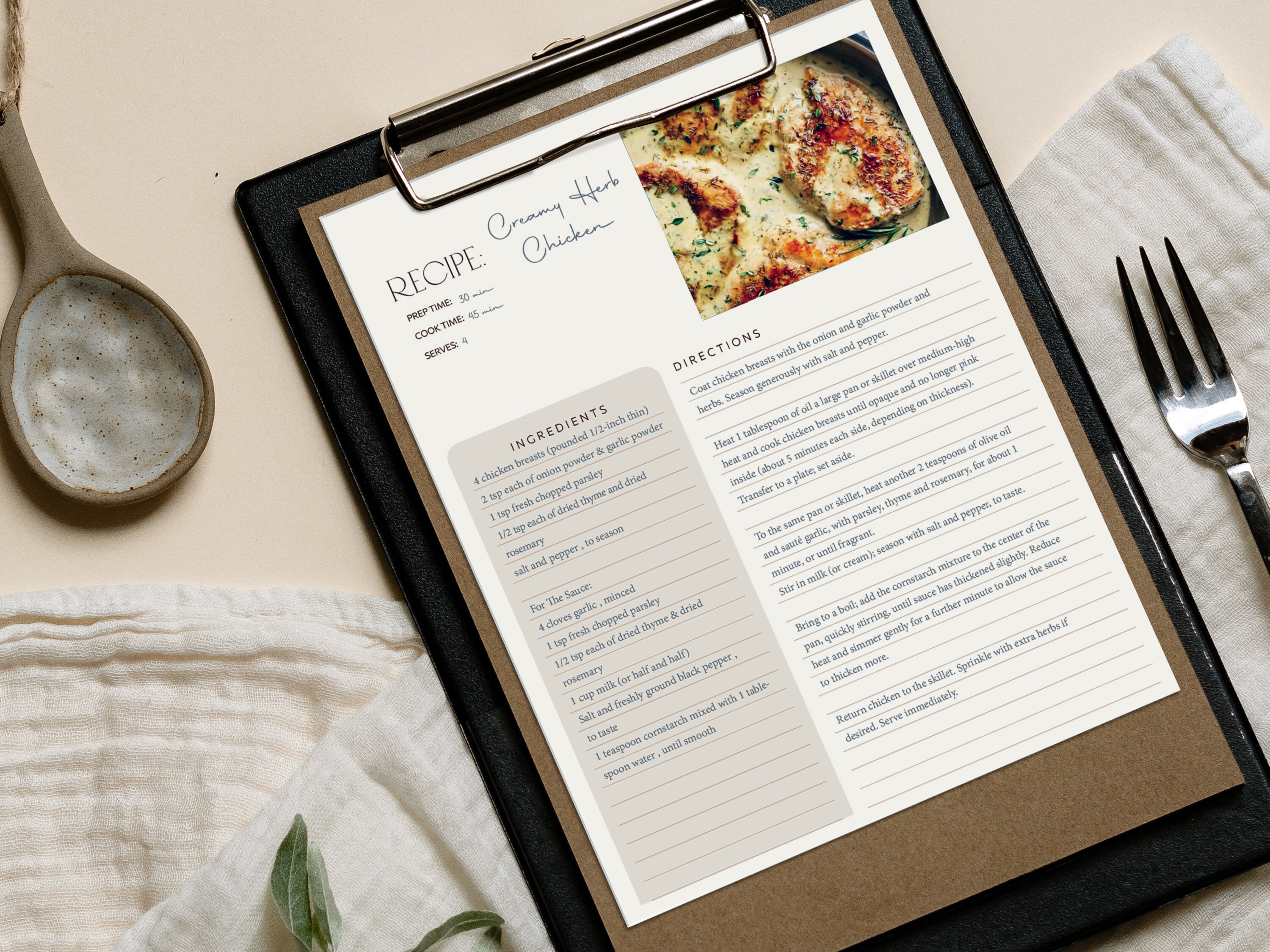 Printable Recipe Book, 8.5x11 Recipe Pages - Etsy
