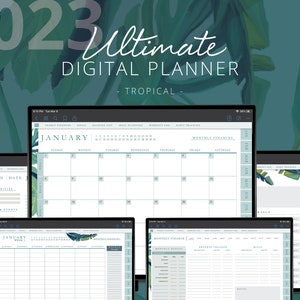 2023 Ultimate Digital Planner: Succulent Dated Planner Notability ...