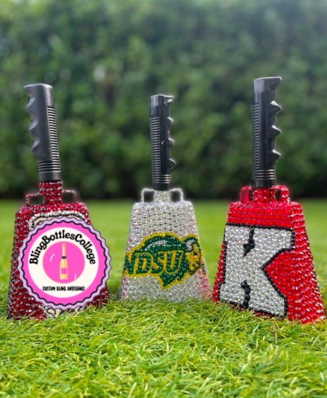 CUSTOM BLINGED COWBELL! Personalize and Bedazzle a Cowbell With Any ...