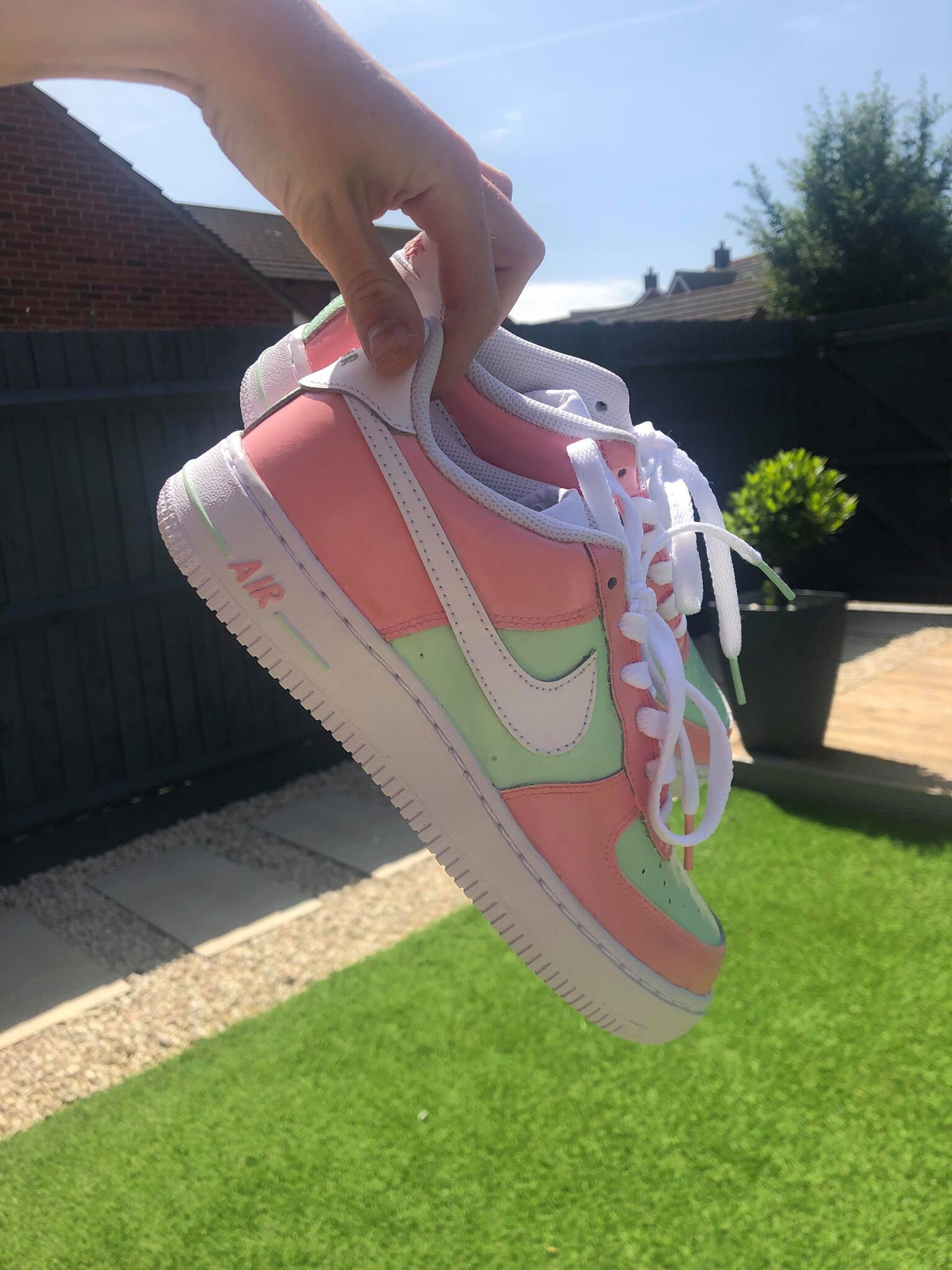 Custom Pastel Air Force 1 Drumstick Colour Way - Etsy
