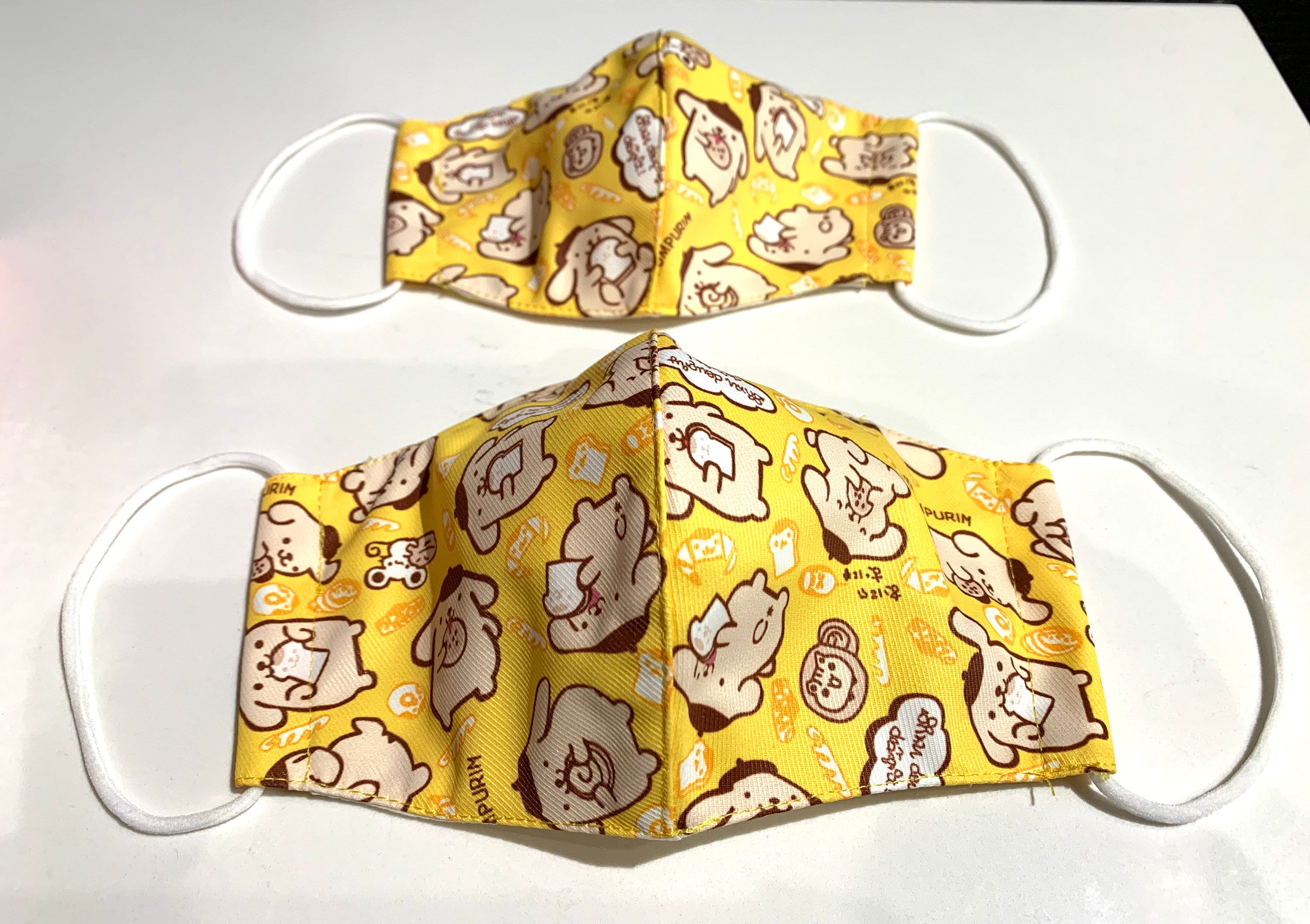 Pompompurin Face Mask for Kids/Adults/Filter pocket Nose | Etsy