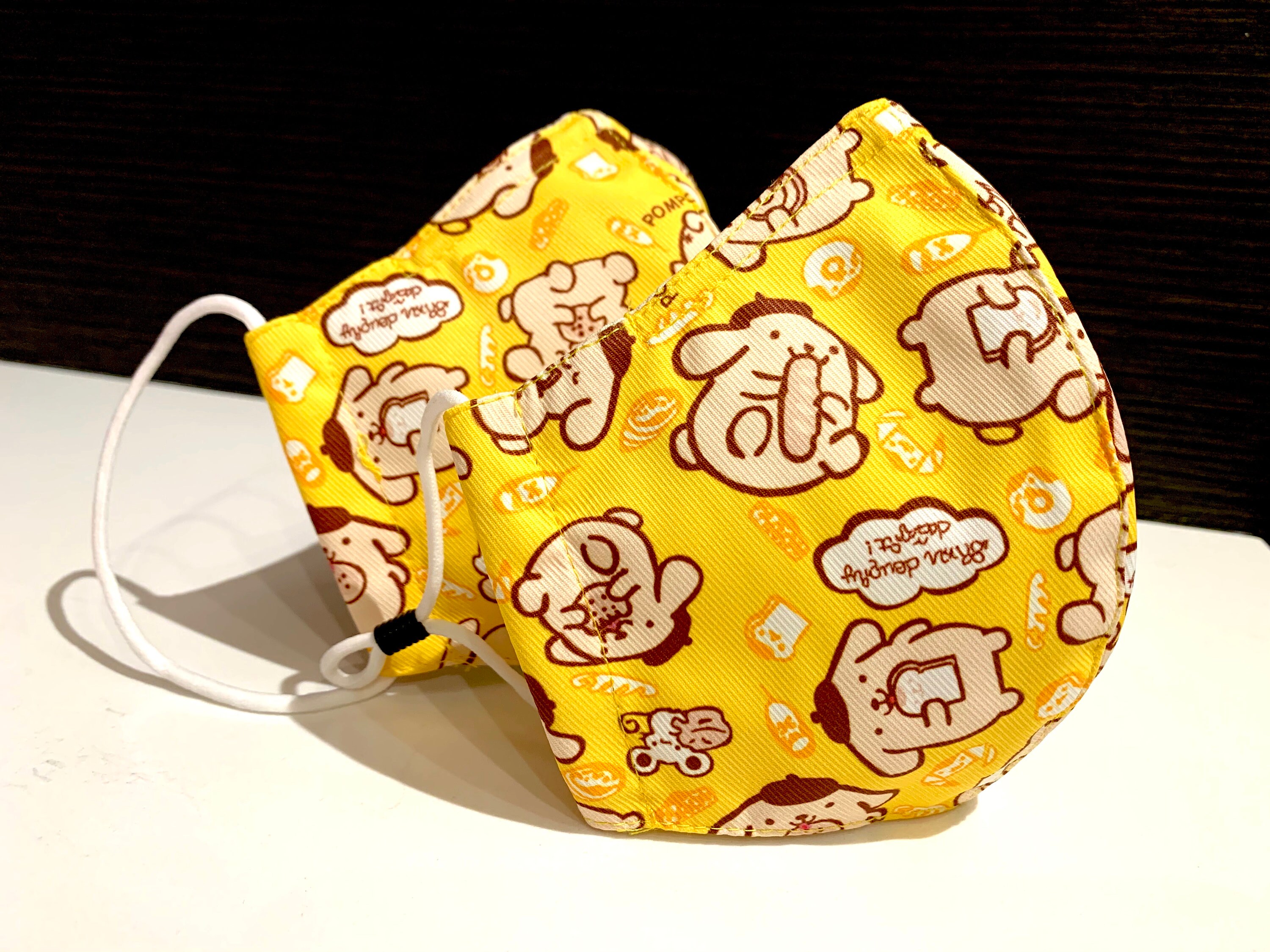 Pompompurin Face Mask for Kids/Adults/Filter pocket Nose | Etsy