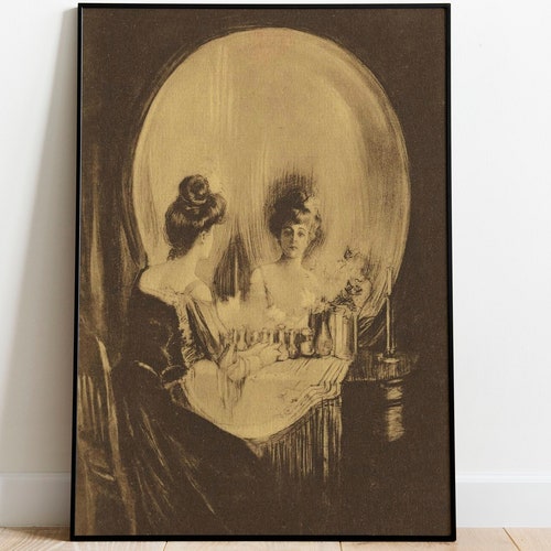 C. A. Gilbert All is Vanity Poster Vanitas Skull Memento - Etsy