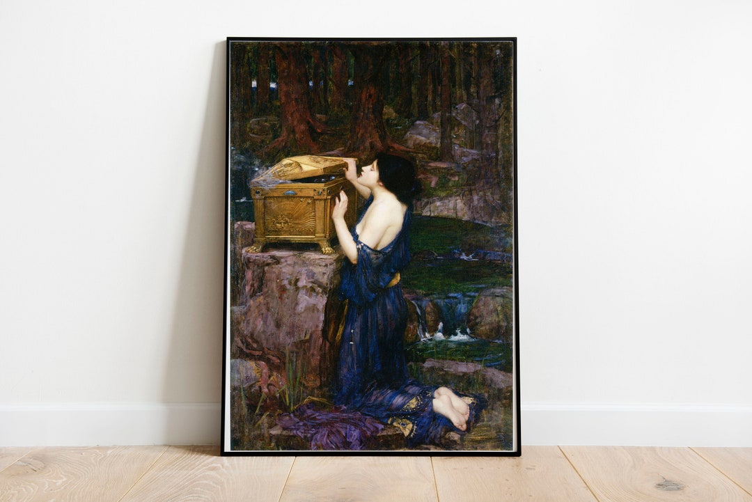Pandora by John William Waterhouse, Pre Raphaelites, Art Reproduction ...