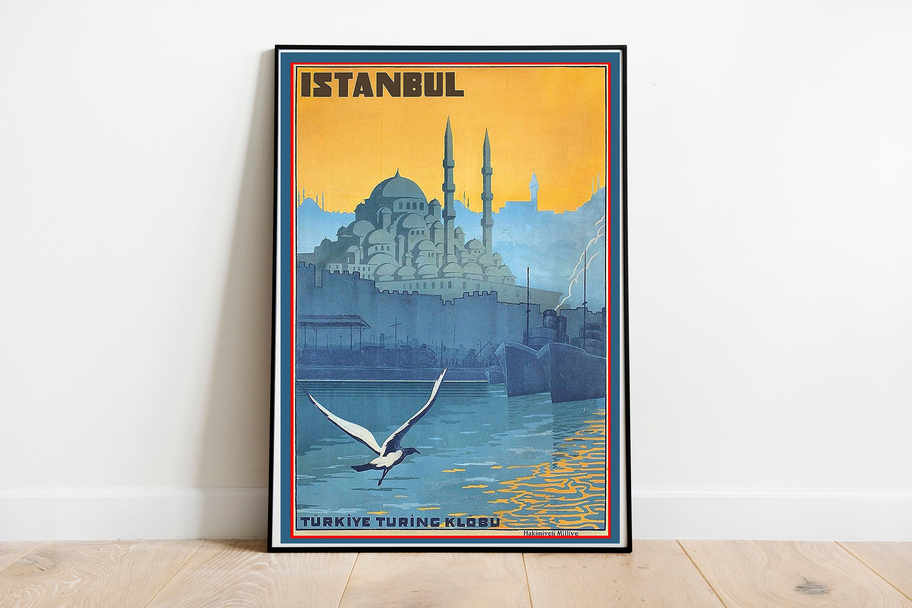 Istanbul Plakat Istanbul Druck Istanbul Reise Plakat Türkei | Etsy
