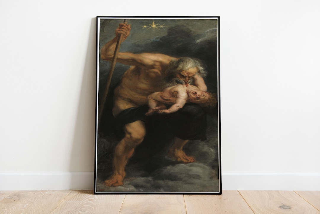 Saturn Devouring His Son by Peter Paul Rubens Dark Art - Etsy UK