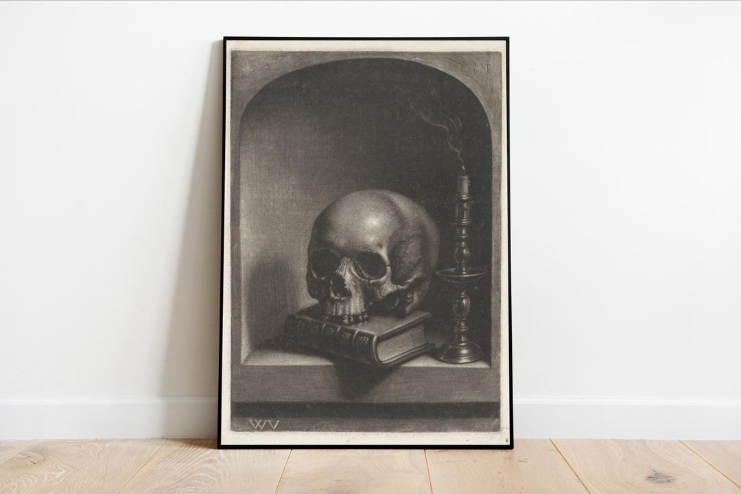 Vanitas Still Life Print by Wallerant Vaillant, Dutch Baroque Painting ...