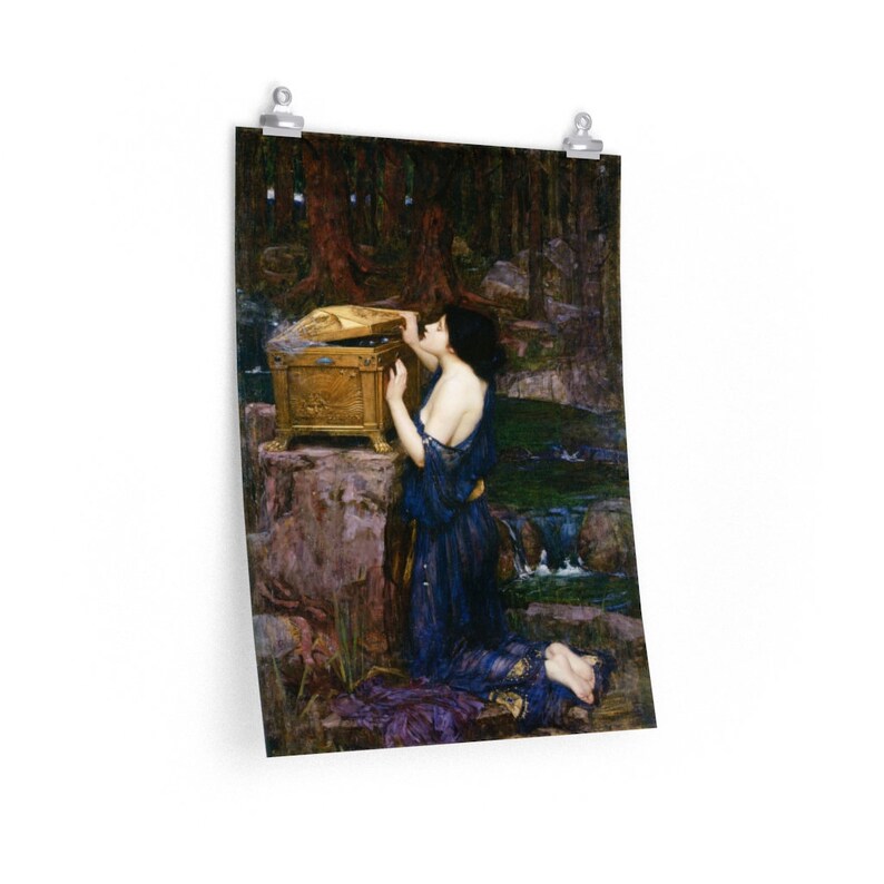 Pandora by John William Waterhouse Pre Raphaelites Art | Etsy