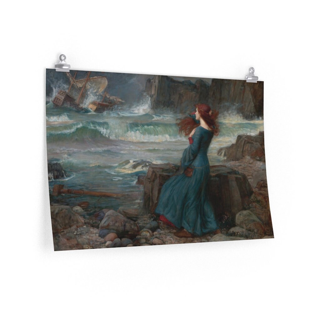Miranda the Tempest by John William Waterhouse Art Print: Pre ...