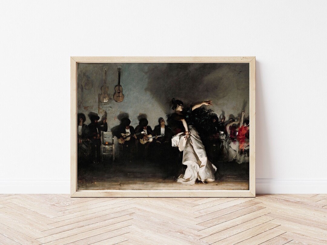 El Jaleo Print by John Singer Sargent: Spanish Dancer Art Reproduction ...