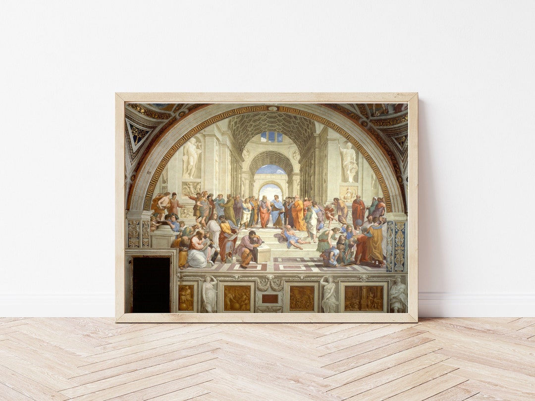 The School of Athens by Raphael, Fine Art Print, Art Reproduction ...