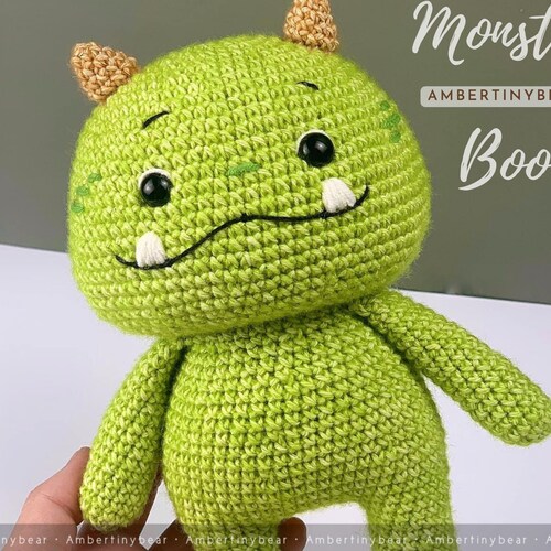 MONSTER BOO Pattern Crochet Amigurumi Monster Crochet - Etsy