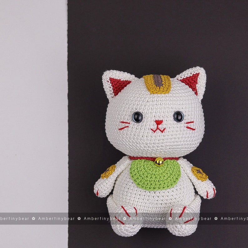 Aimi Lucky Cat Crochet Pattern (PDF Download) - Etsy
