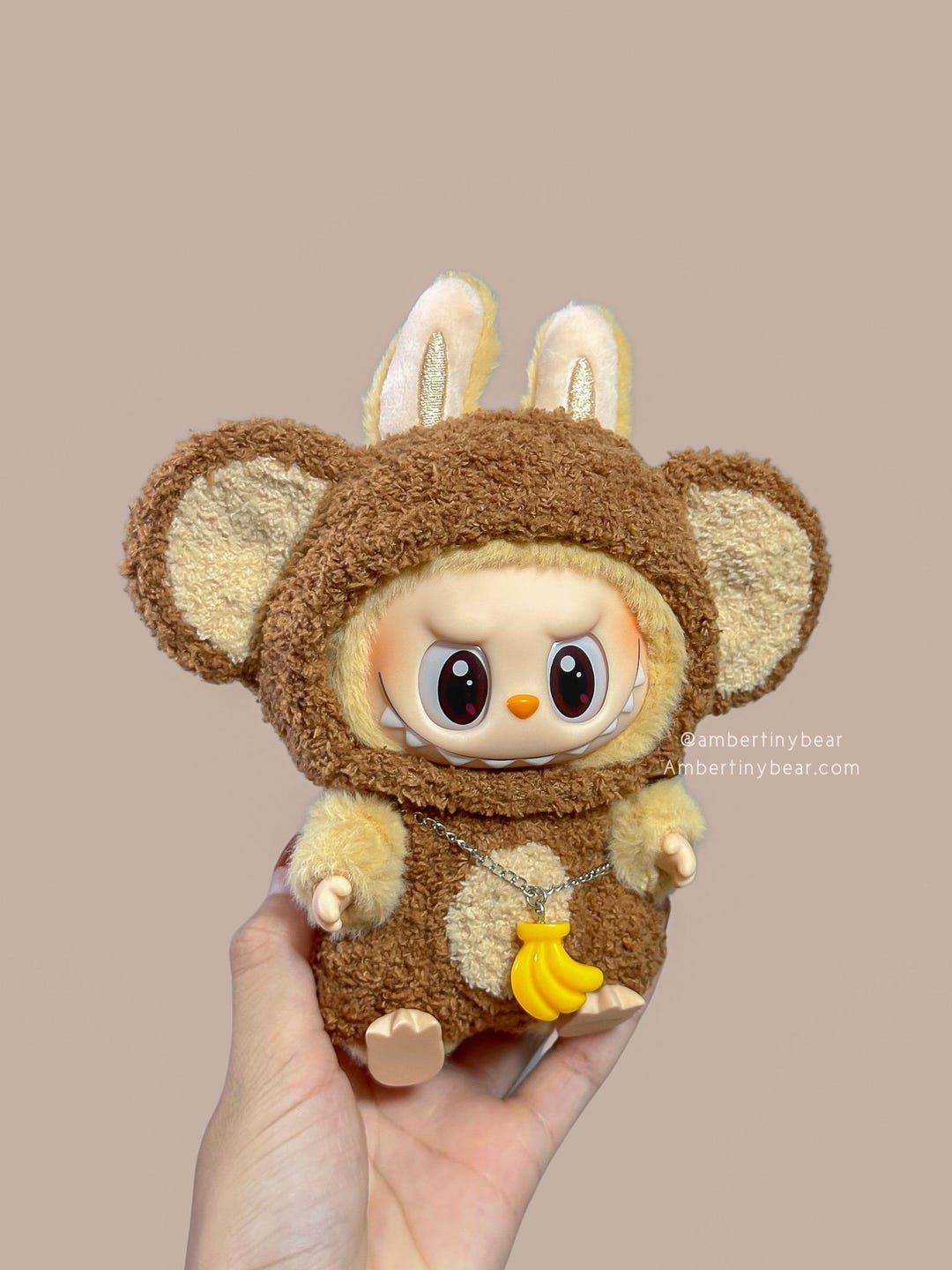 SET LITTLE MONKEY - the Monster Outfit - Labubu Clothes - Handmade ...