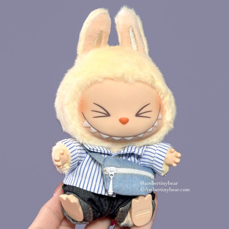 Pink Labubu Doll - Etsy