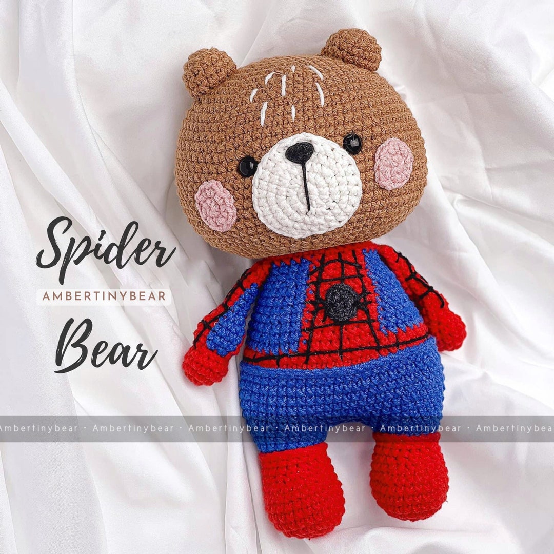 SPIDER BEAR Crochet Bear Cosplay Pattern Instant Download - Etsy