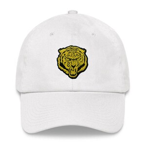 Roaring Gold Tiger Iron on Patch Classic Vintage Embroidered Sew on ...