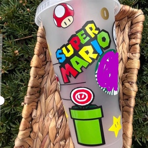 Mario Sb Cup Coffeecup Icecoffee Reusable Cup Tumbler ice - Etsy