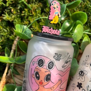 Singer Glass Cup Frosted Can Sublimation Cup Glass Cup - Etsy