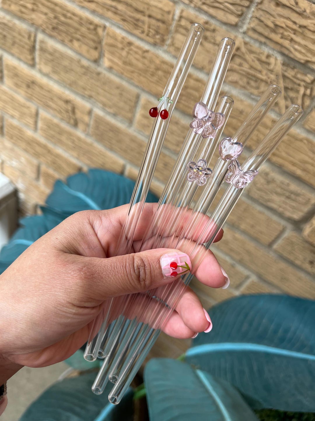 Bow Glass Straw| Cute Glass Straws| Glass Straw |gift for Her| Cup ...