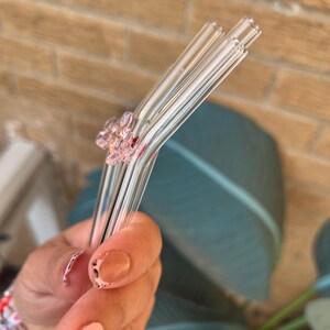 Bow Glass Straw| Cute Glass Straws| Glass Straw |gift for Her| Cup ...