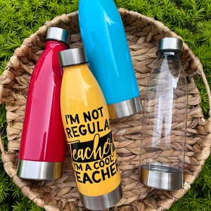 Teacher Bottle Water | Cool Teacher | Appreciation Week | Best Teacher ...